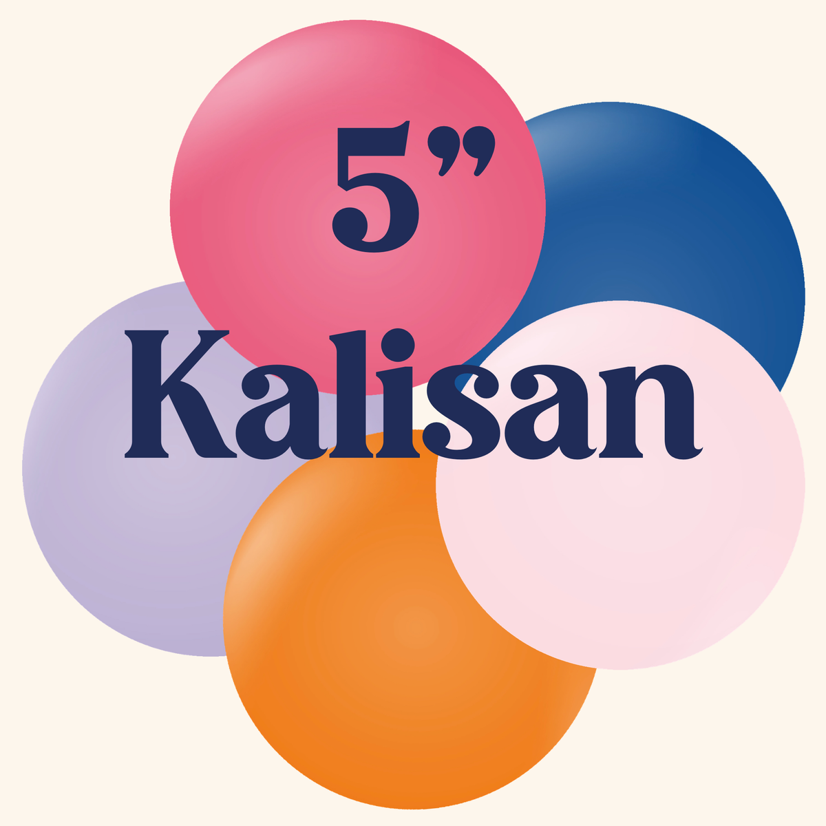 5" Kalisan Latex Balloons - 100 Count | Choose your color – Balloons by ...